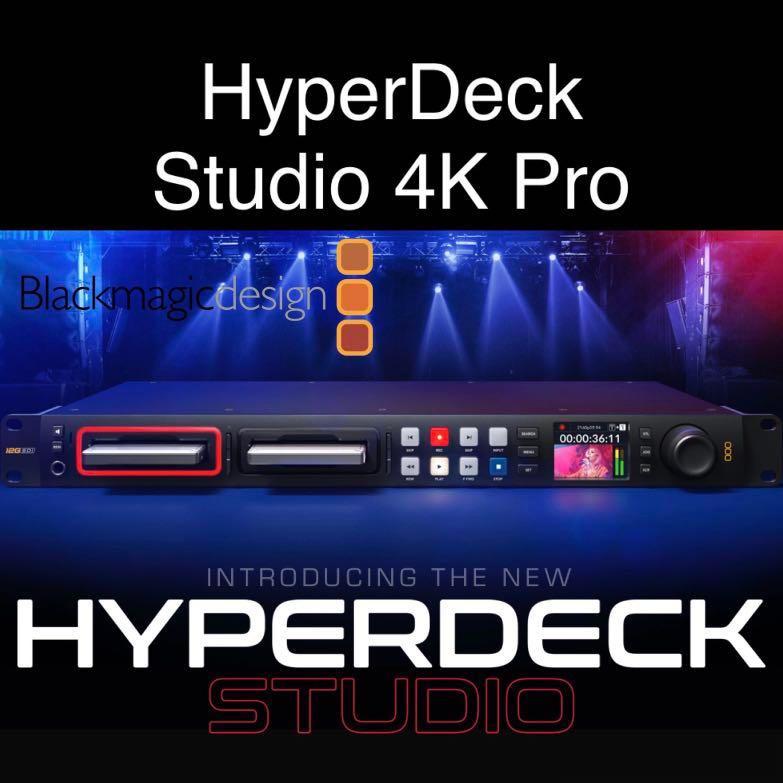 Blackmagic Design HyperDeck Studio 4K Pro, Video Gaming, Gaming ...