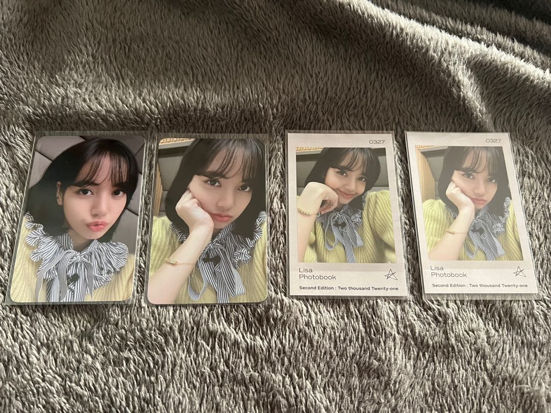 BLACKPINK LISA 0327 vol 2 PHOTOBOOK PHOTOCARDS, Hobbies & Toys ...