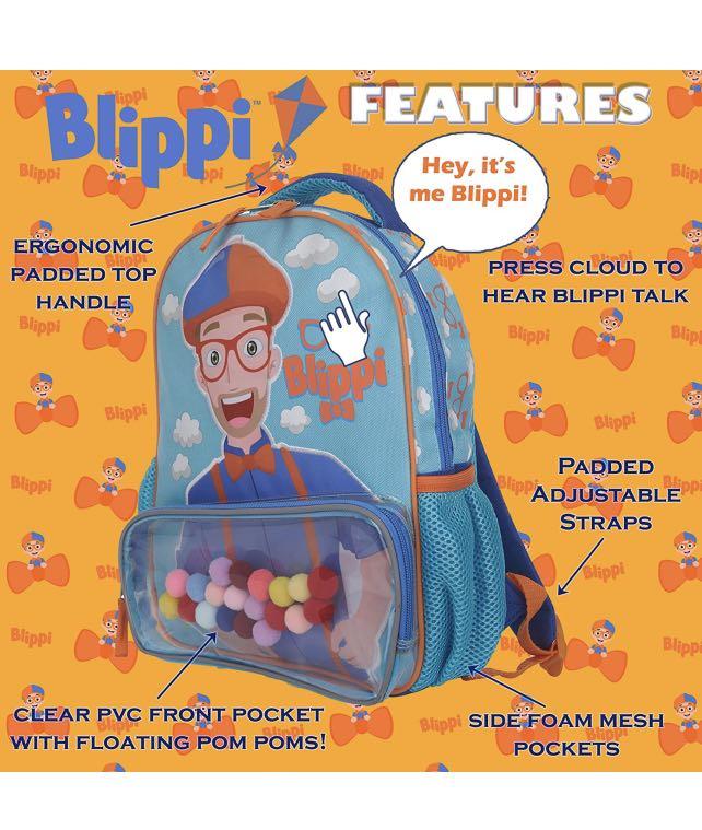 Blippi Backpack for Girls & Boys, Hobbies & Toys, Toys & Games on Carousell
