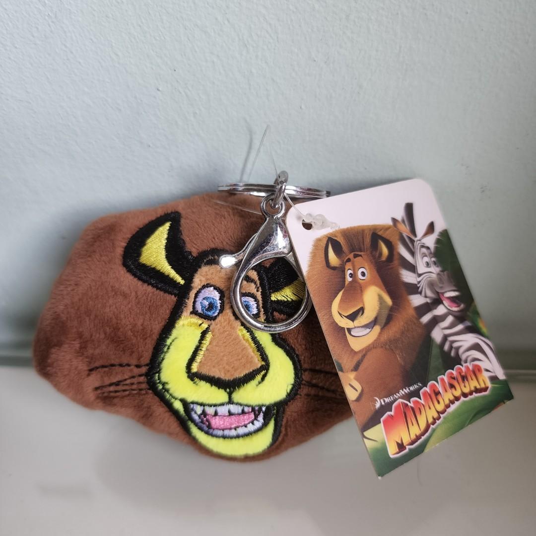 BNWT Madagascar Lion Alex Plushy Stuffed Toy Keychain, Hobbies & Toys ...