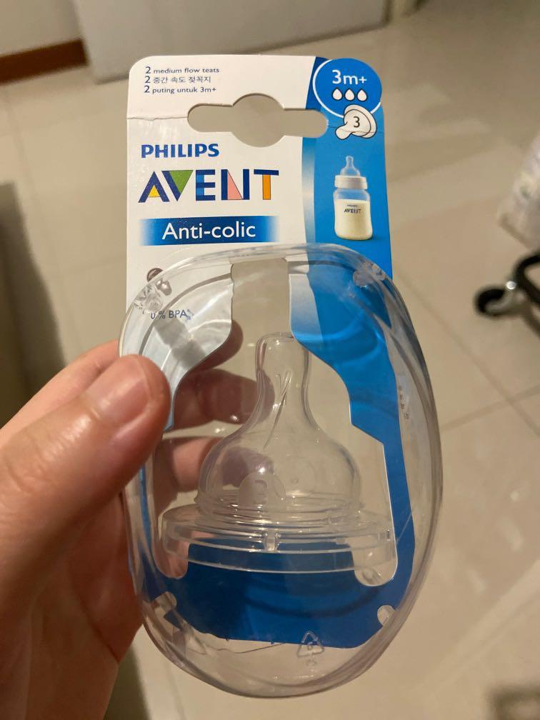 [Brand New] Philips Avent Size teat 3, Babies & Kids, Nursing & Feeding ...