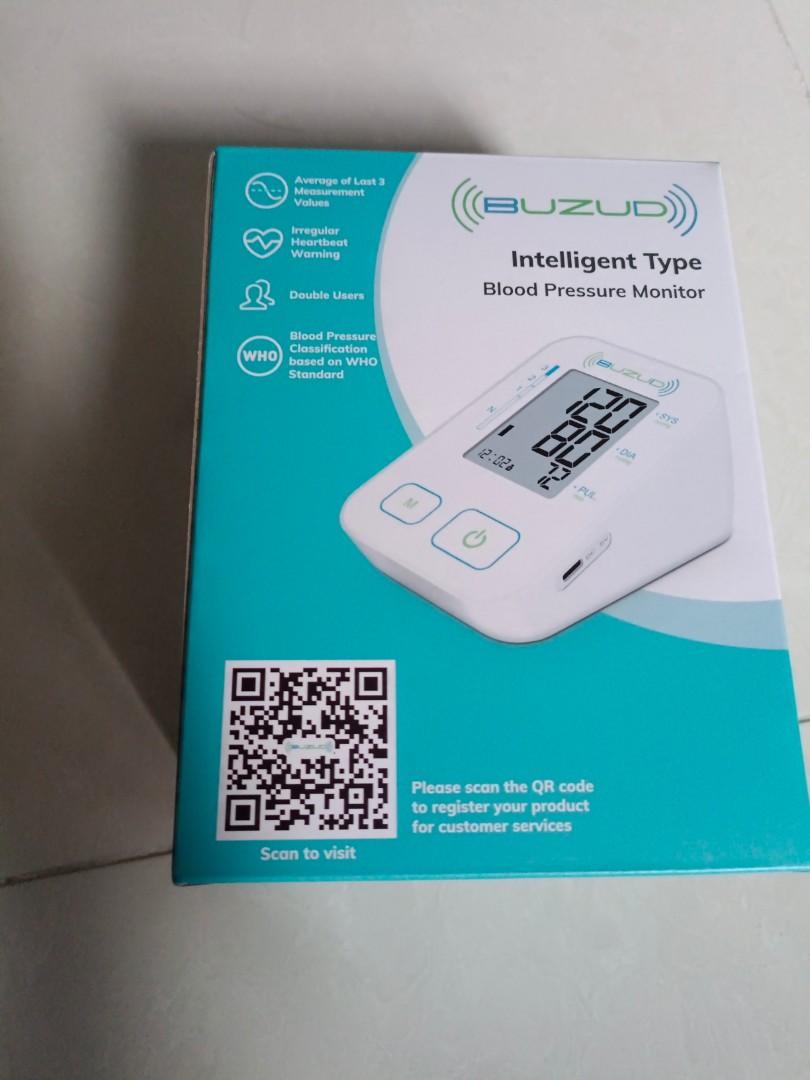 BUZUD Intelligent Type Blood Pressure Monitor, Health & Nutrition ...