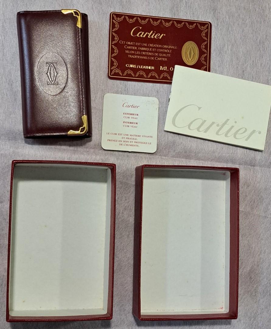Cartier Key Pouch (Calf Leather), Luxury, Accessories on Carousell