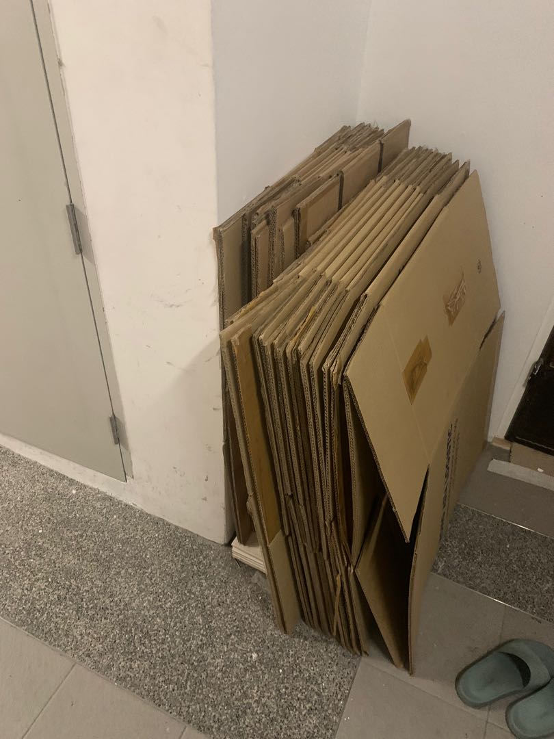 Used Carton Boxes for moving, Furniture & Home Living, Home Improvement ...