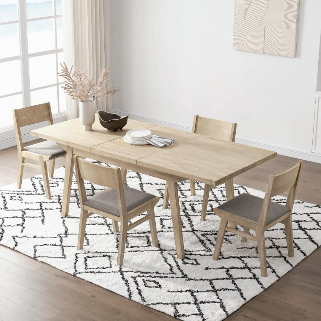 Castlery Miles Extendable Dining Table (150/200cm), Furniture & Home ...