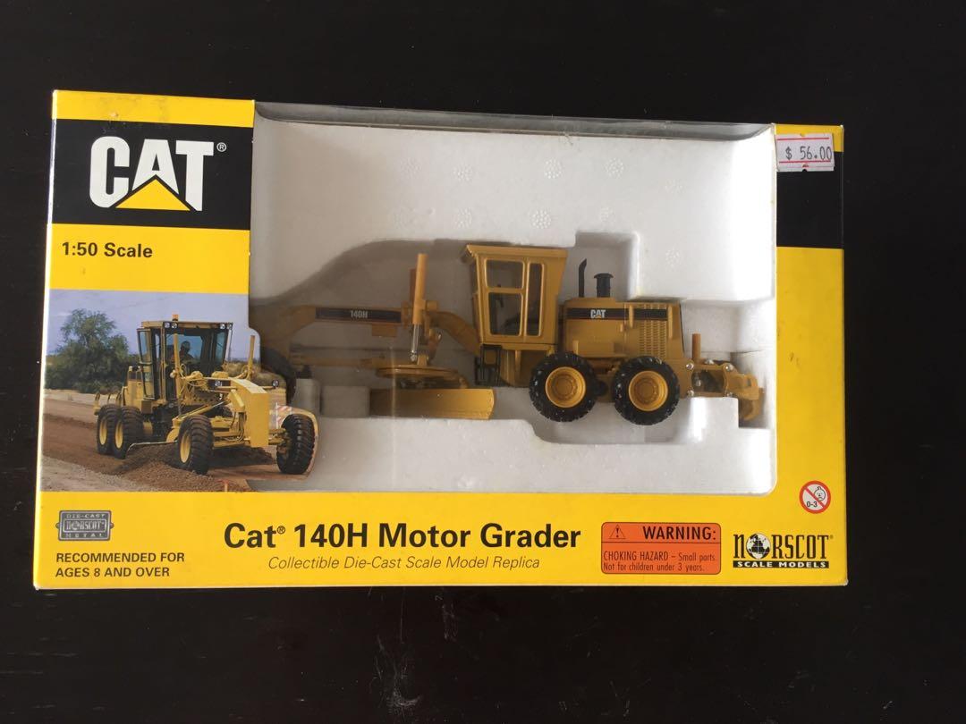 CAT 140H MOTOR GRADER ScaleModel, Hobbies & Toys, Memorabilia ...