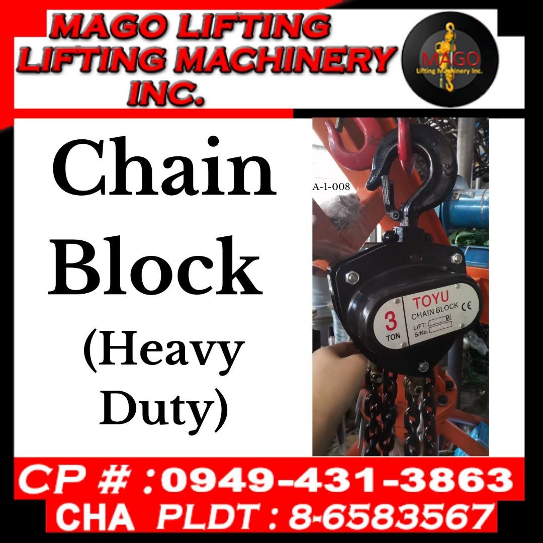 CHAIN BLOCK, Commercial & Industrial, Construction & Building Materials ...