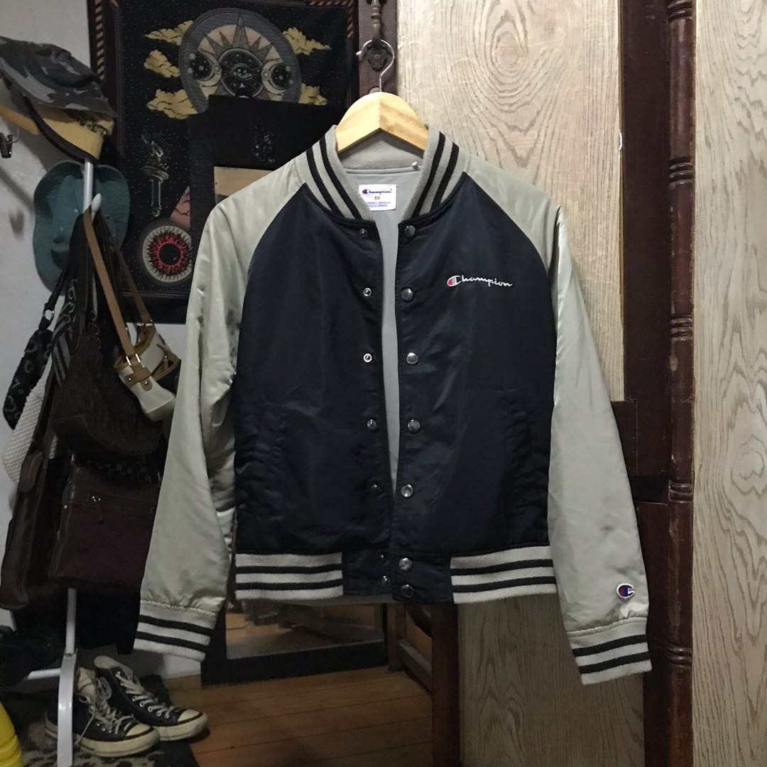 Champion Varsity Jacket, Women's Fashion, Coats, Jackets and Outerwear ...