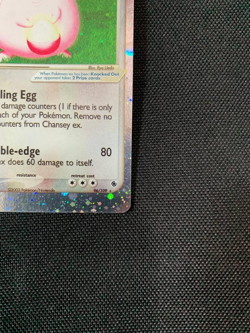 Chansey EX 96/109 Holo TCG Pokemon Cards Vintage, Hobbies & Toys, Toys ...