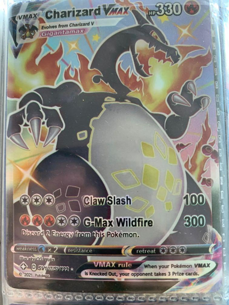 CHARIZARD V MAX DARK SHINY, Hobbies & Toys, Toys & Games on Carousell