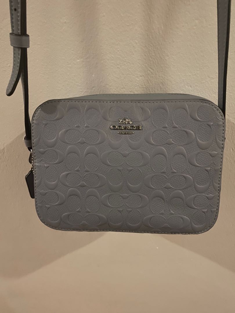 Coach Camera Bag in Blue, Luxury, Bags & Wallets on Carousell