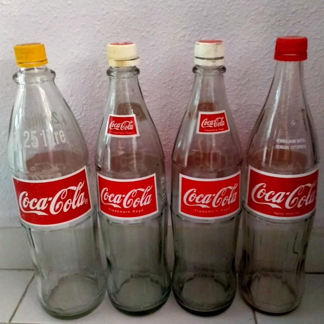 Coke 1 litre & 1.25 litre bottle, Hobbies & Toys, Memorabilia ...