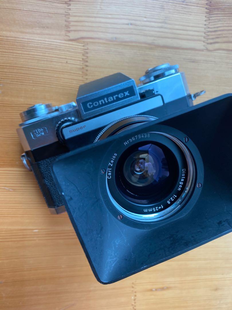 Zeiss Ikon Contarex Super Carl Zeiss Distagon 25mm f/2.8, 攝影器材, 相機 ...