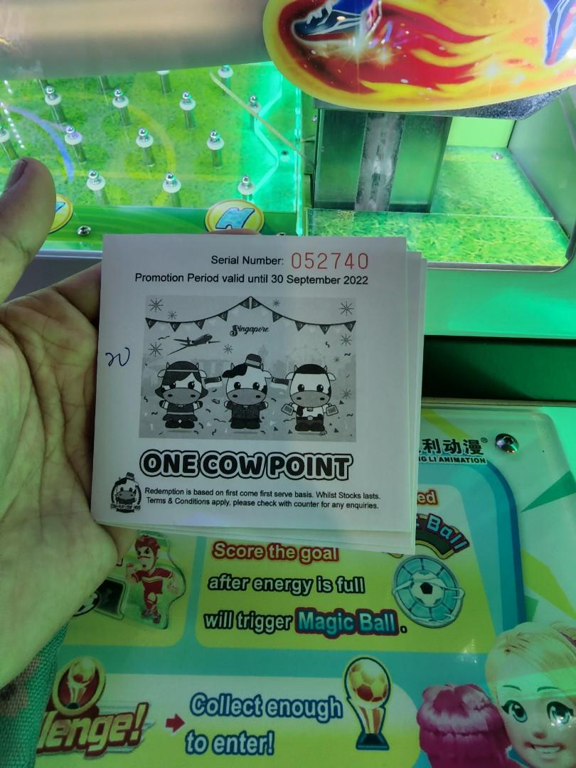 Cow play cow moo tickets points cpcm, Hobbies & Toys, Toys & Games on ...
