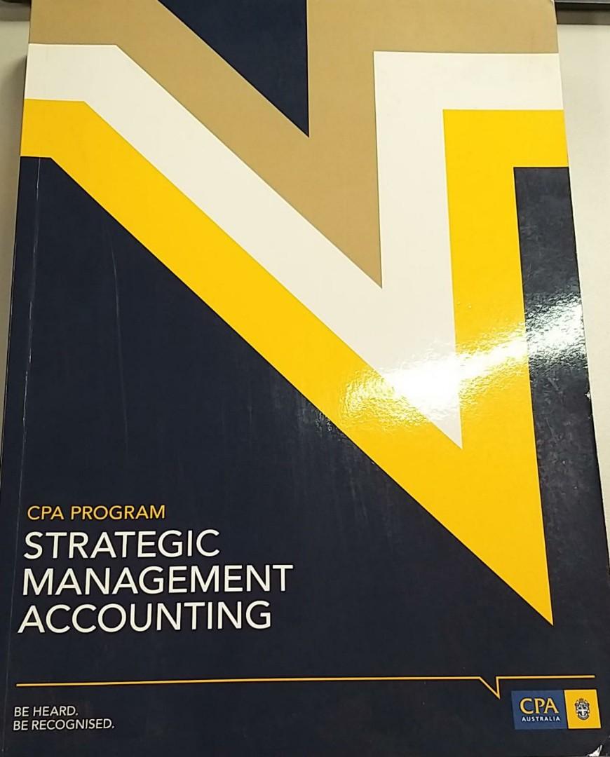 CPA Aus SMA Strategic Management Accounting, 興趣及遊戲, 書本 & 文具, 教科書 ...