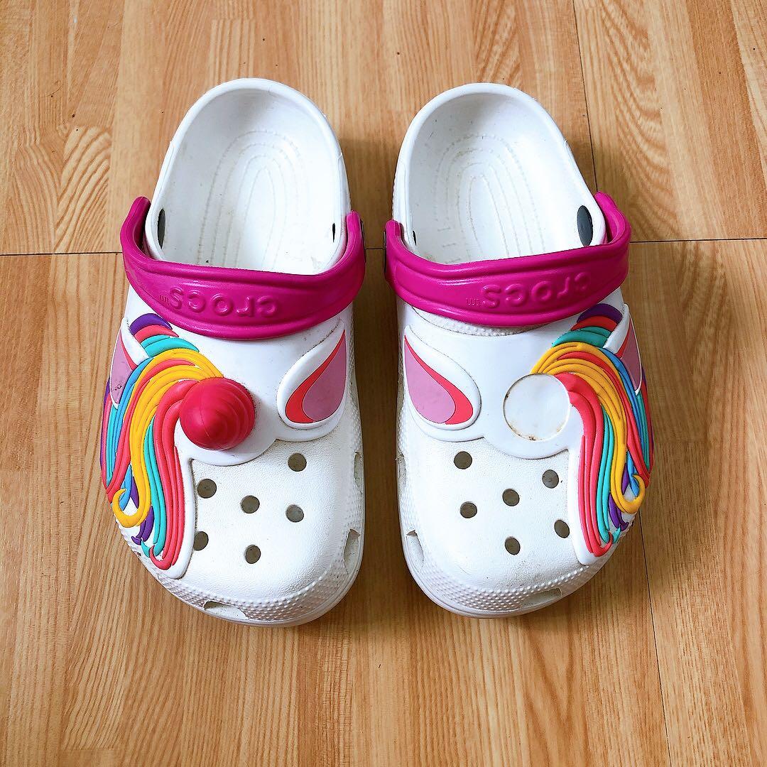Crocs unicorn, Babies & Kids, Babies & Kids Fashion on Carousell