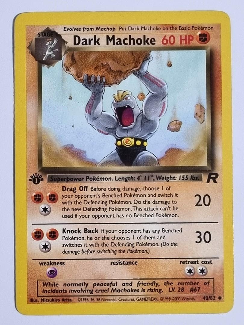 Dark Machoke 1995 Vintage Pokemon Card, Hobbies & Toys, Memorabilia ...
