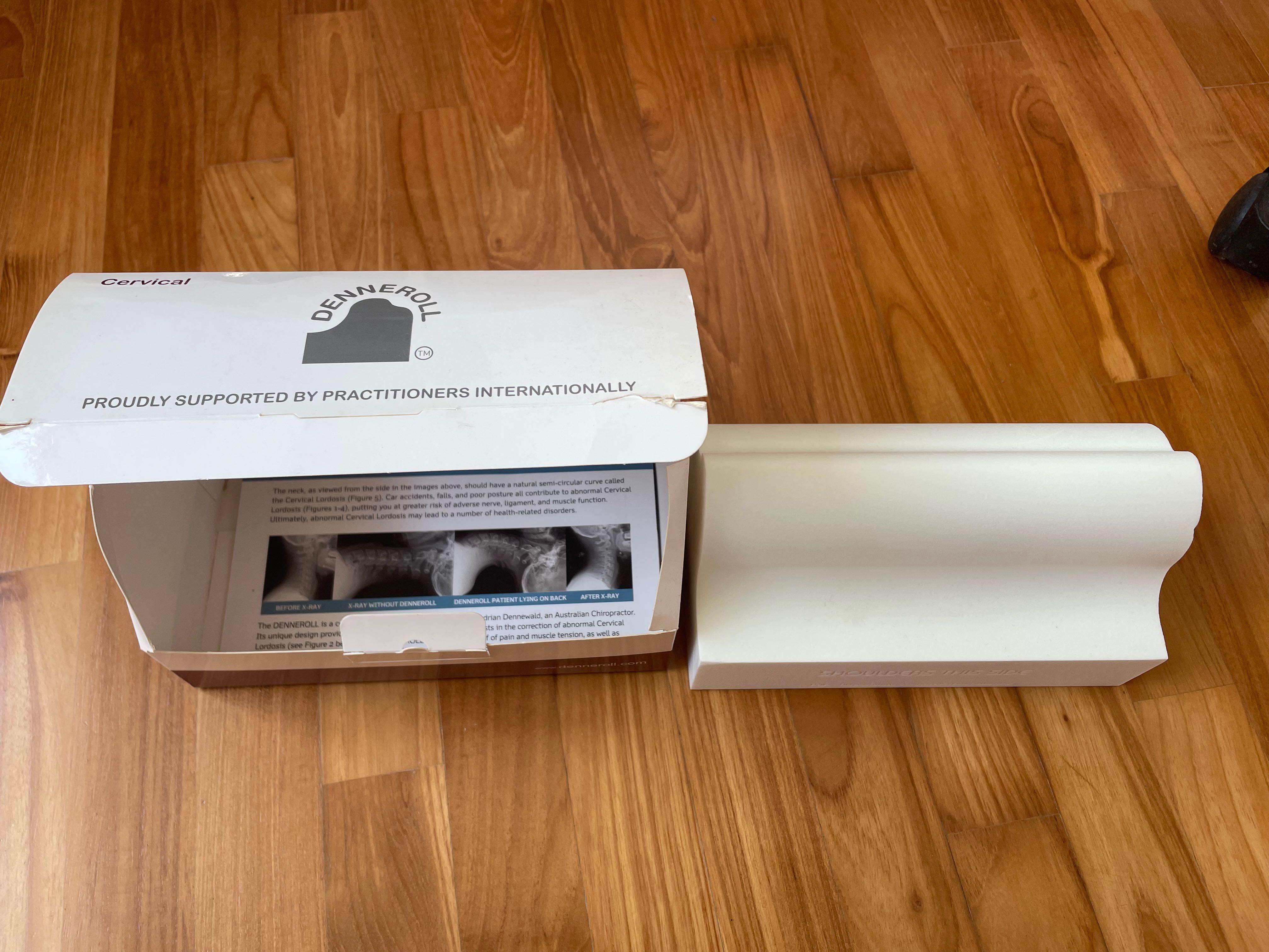 Denneroll cervical spine neck support, Health & Nutrition, Medical ...