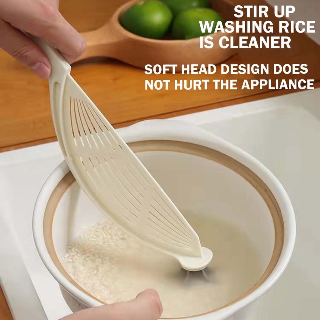 Drain Rice Spoon Rice Filter Multifunction Cleaner rice Sieve Home Wash ...