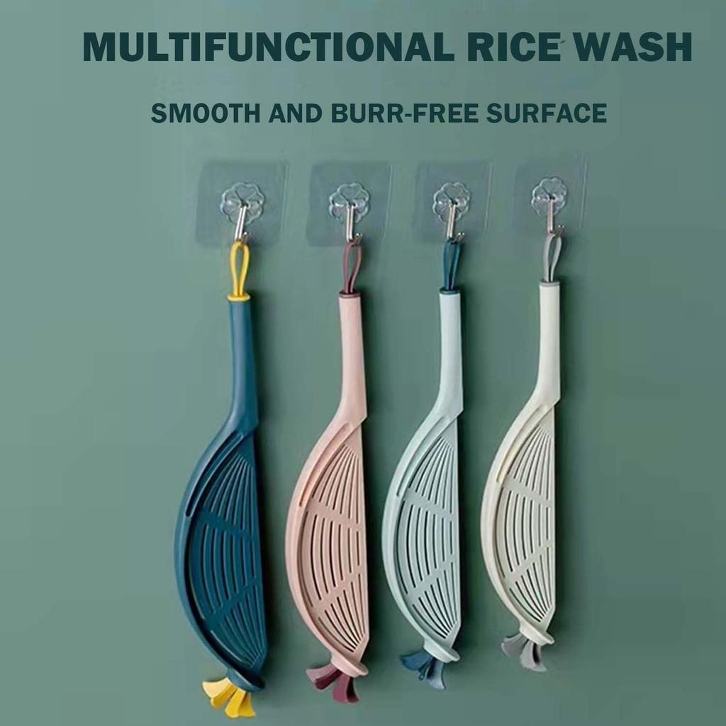 Drain Rice Spoon Rice Filter Multifunction Cleaner rice Sieve Home Wash ...