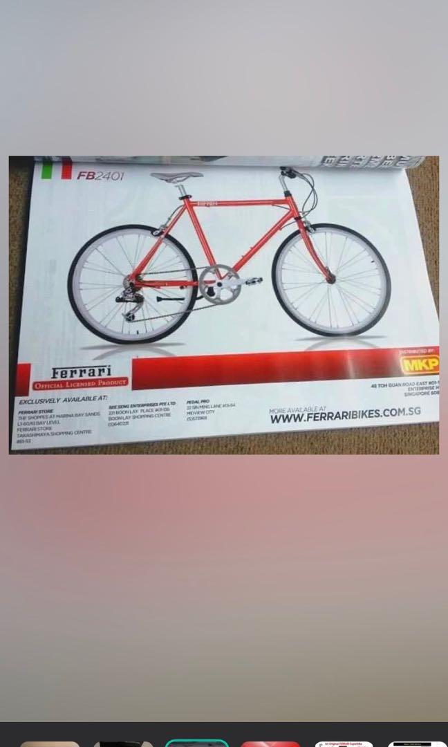 Ferrari Bike, Sports Equipment, Bicycles & Parts, Bicycles on Carousell