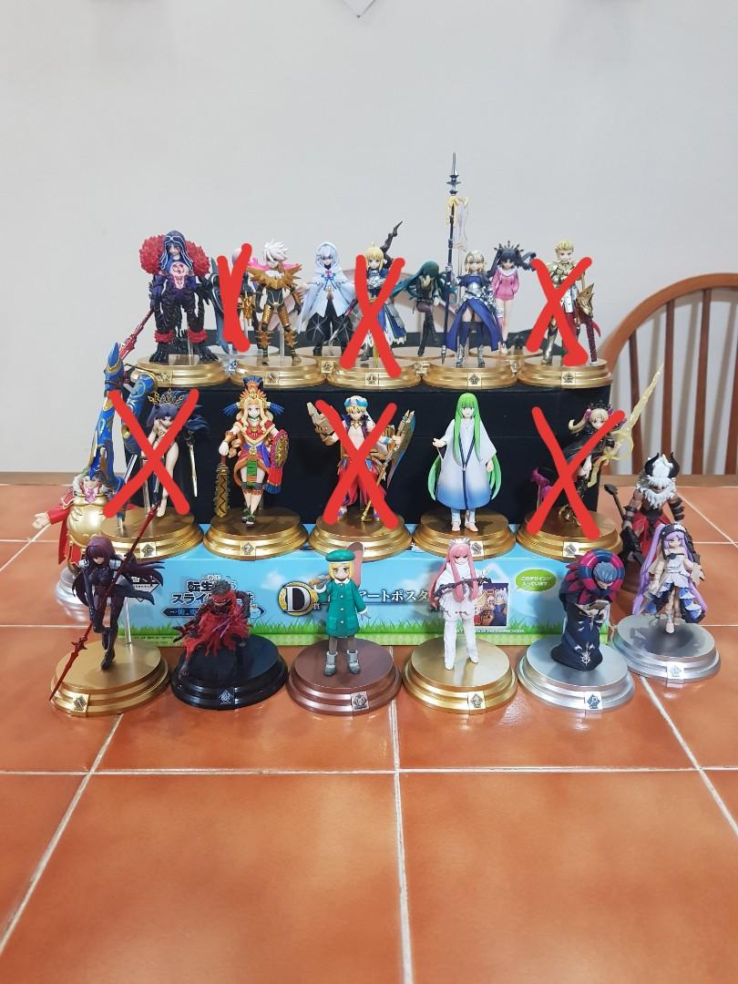 FGO Duel Collection Mini Figure Figurine Fate Grand Order Stay Night Zero: Cu Chulain, Gilgamesh ...