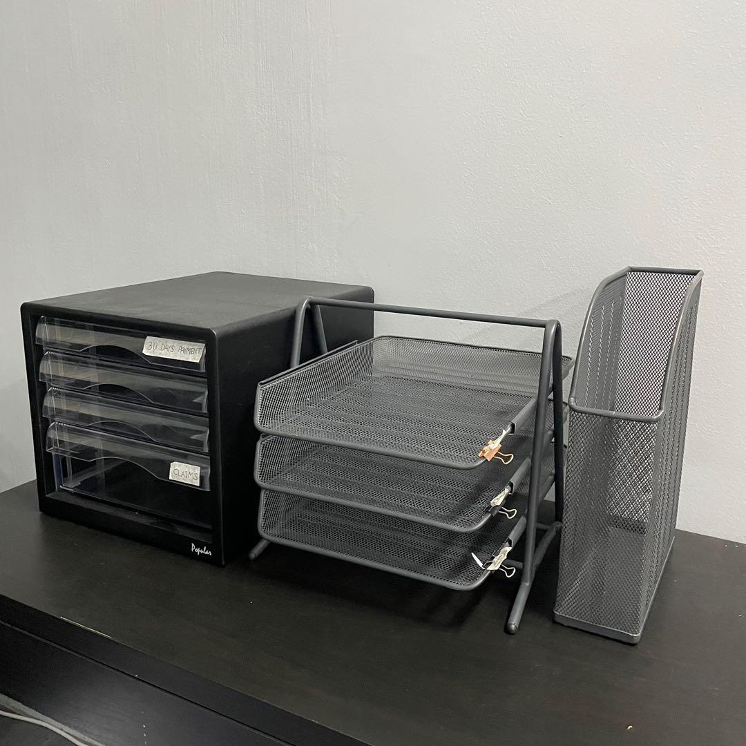 File Storage Cabinet Drawer Folder Rack, Furniture & Home Living ...