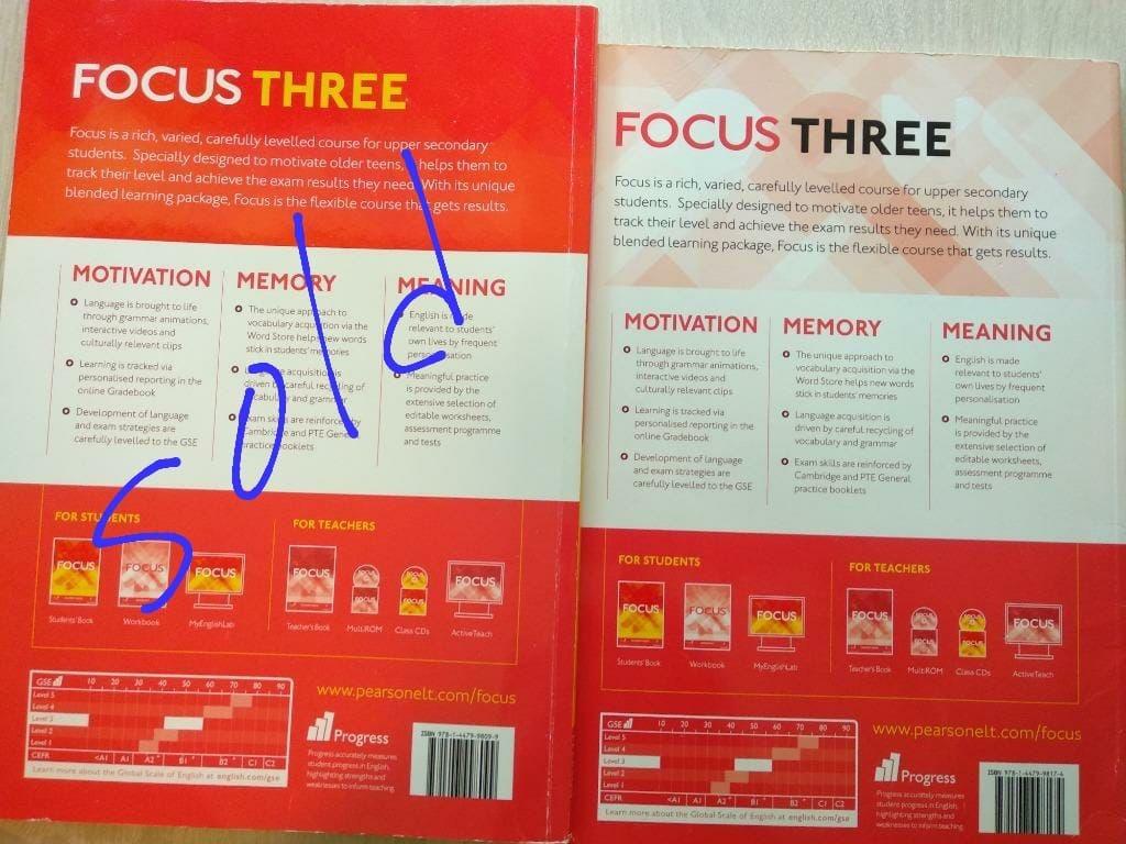 Focus 3 Workbook, 興趣及遊戲, 書本 & 文具, 教科書 - Carousell
