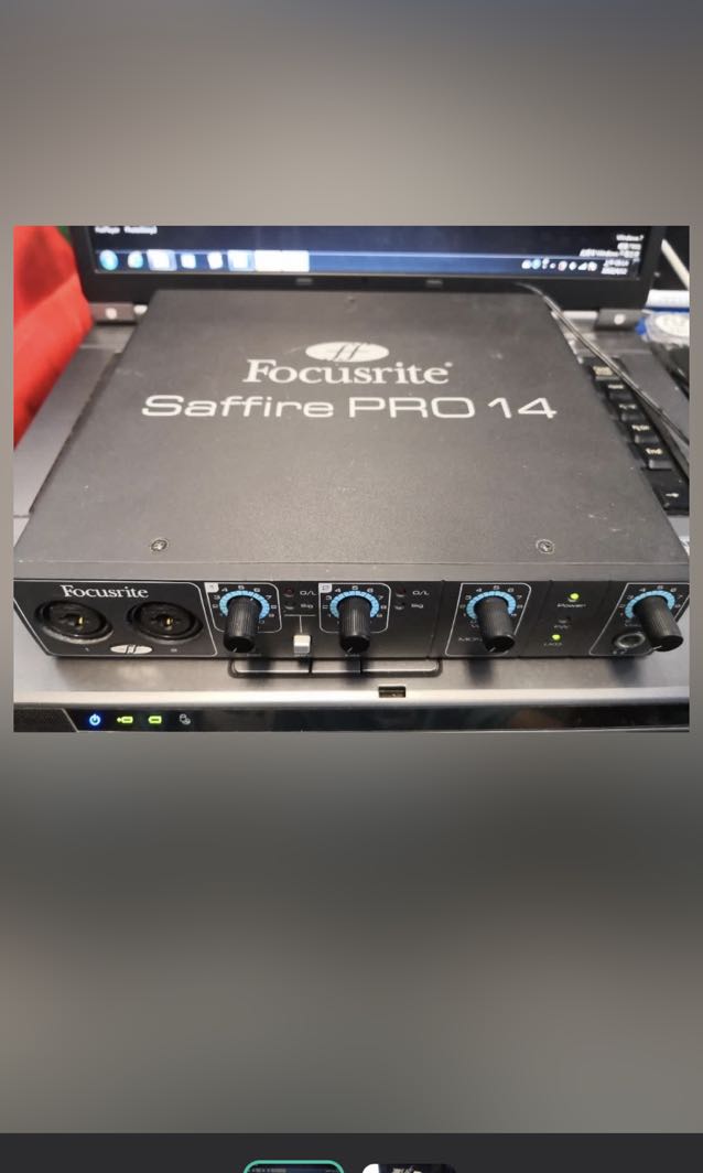 Focusrite Saffire pro 14, 音響器材, 其他音響配件及設備 - Carousell