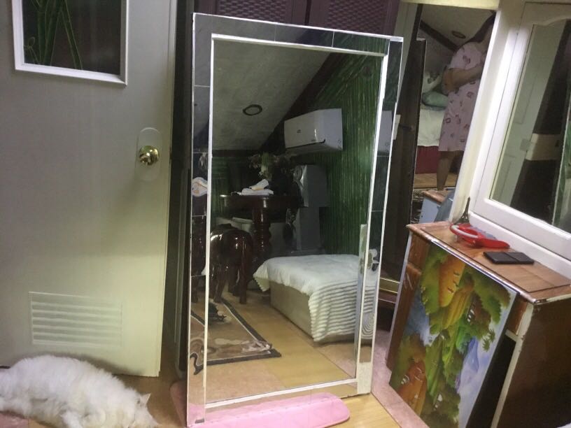 Full length sturdy mirror, Furniture & Home Living, Home Decor, Mirrors ...