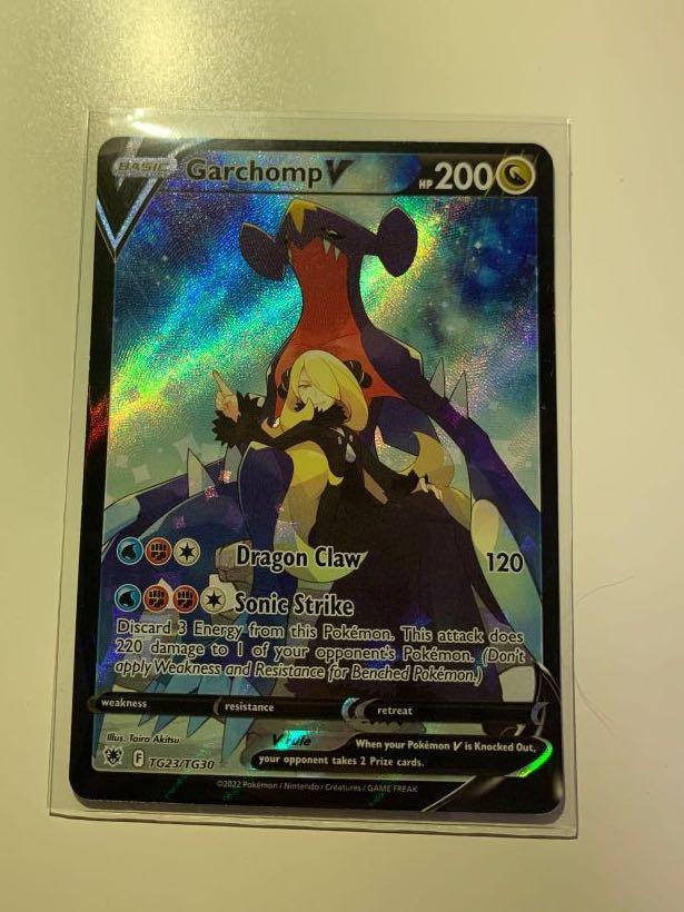 Garchomp V- TG23/TG30- Pokemon TCG, Hobbies & Toys, Toys & Games on ...
