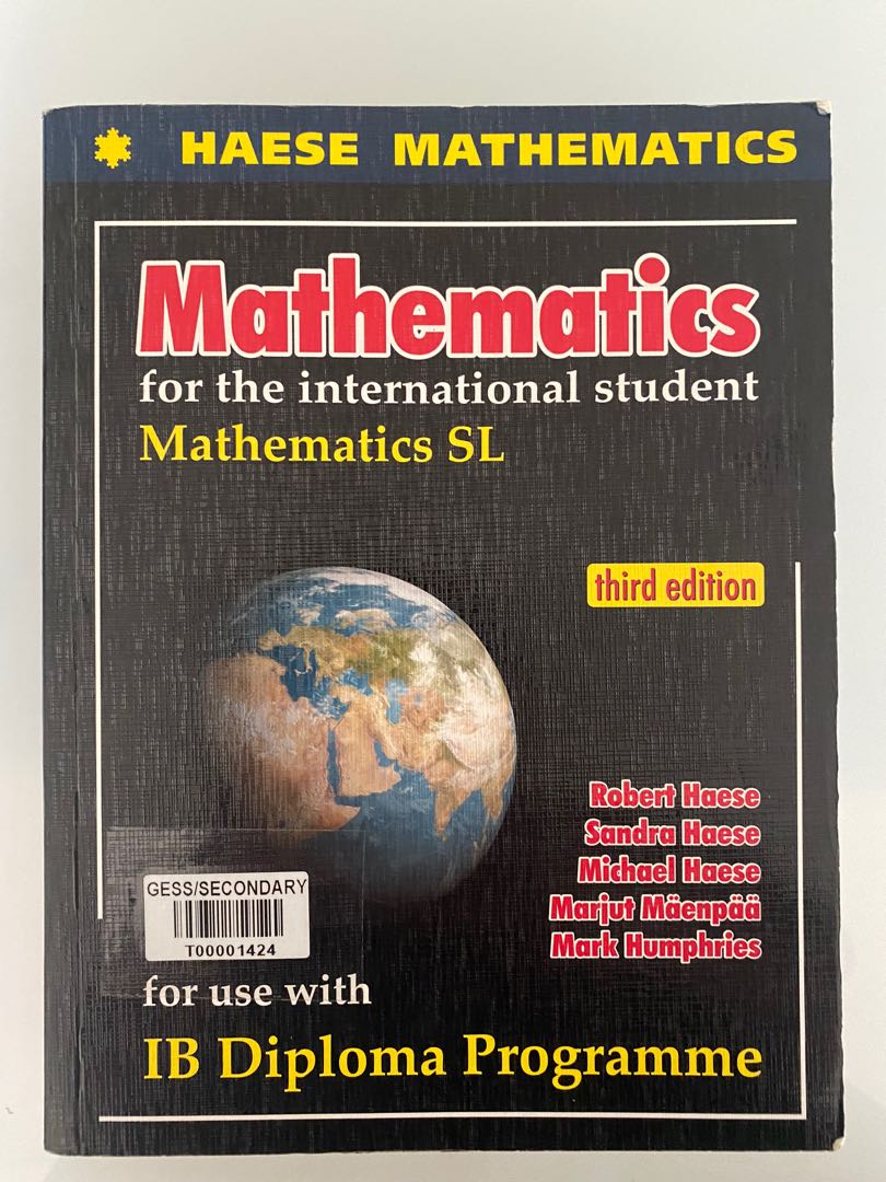 Haese Mathematics Standard Level Third Edition, Hobbies & Toys, Books ...
