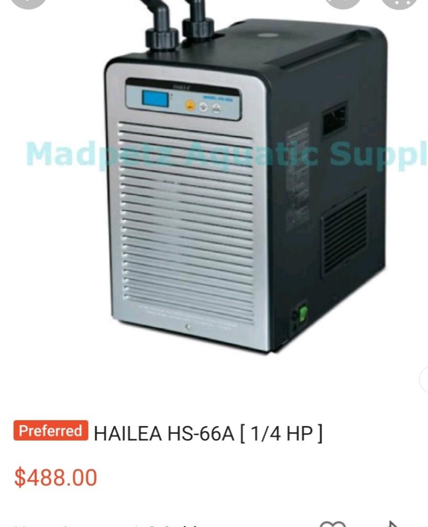 HS 66A 1/4HP Hailea HC Water Aquarium Tank Chiller Cooler R134A ...
