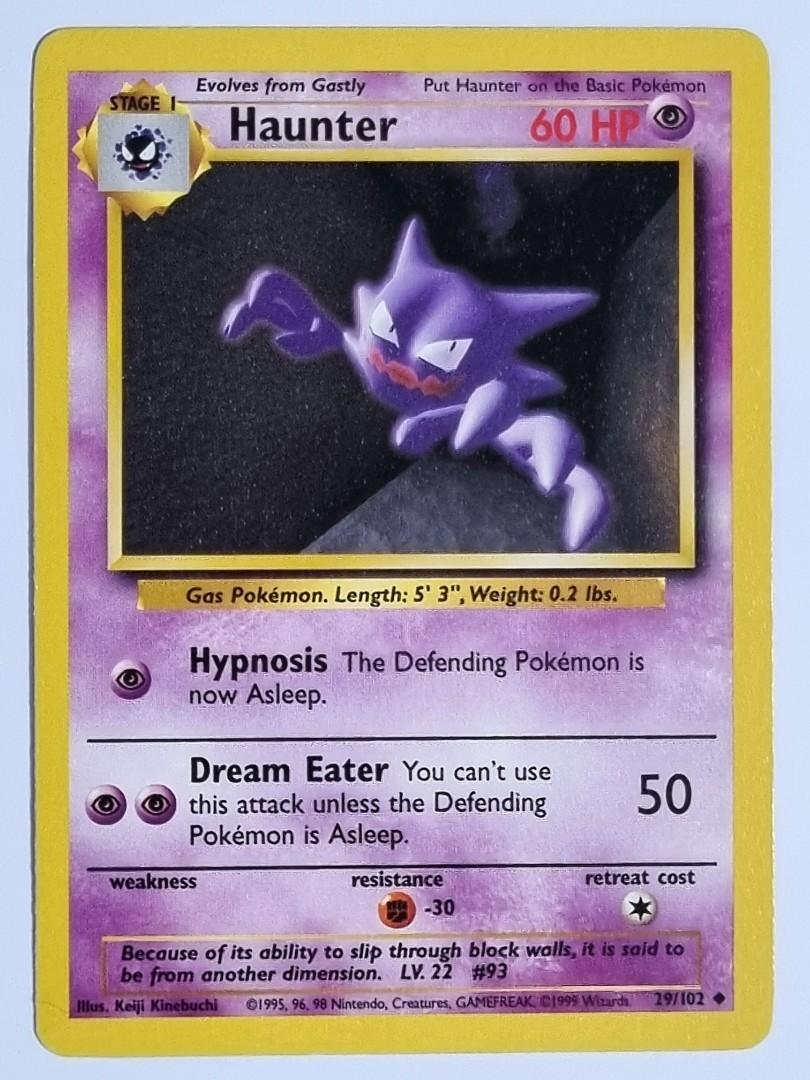 Haunter 1995 Vintage Pokemon Card, Hobbies & Toys, Memorabilia ...