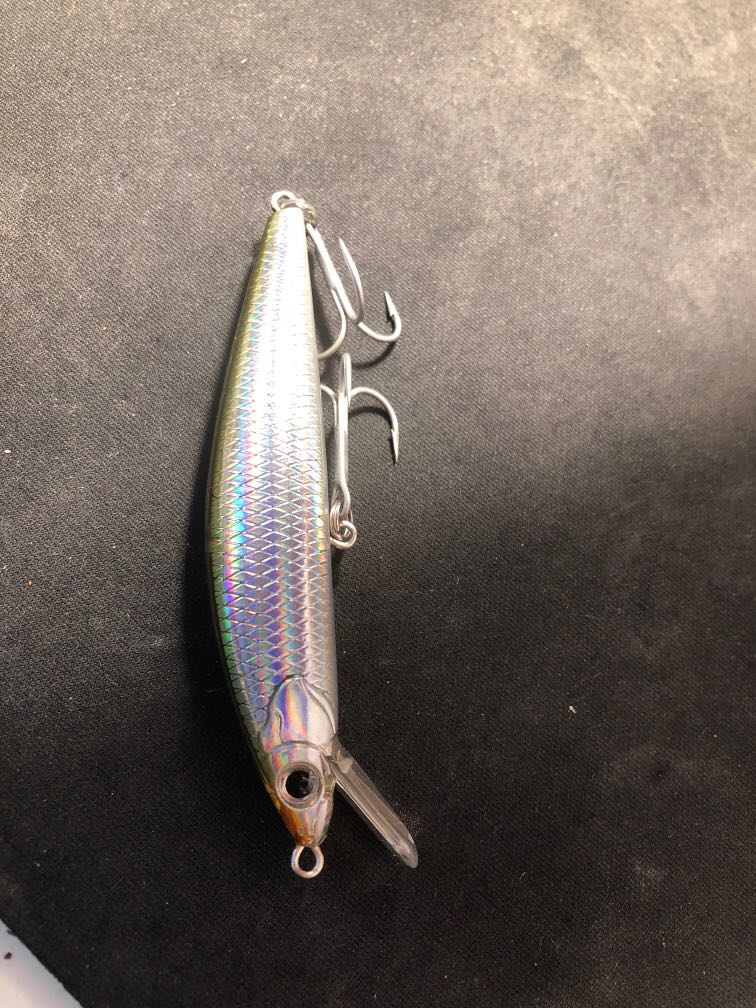 Heavy Sinking minnow 85, Sports Equipment, Fishing on Carousell