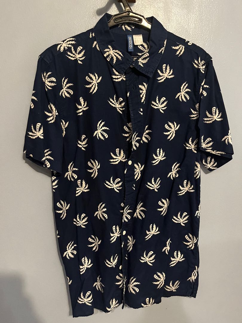 H&M Dark Blue Beach Polo, Men's Fashion, Tops & Sets, Tshirts & Polo ...