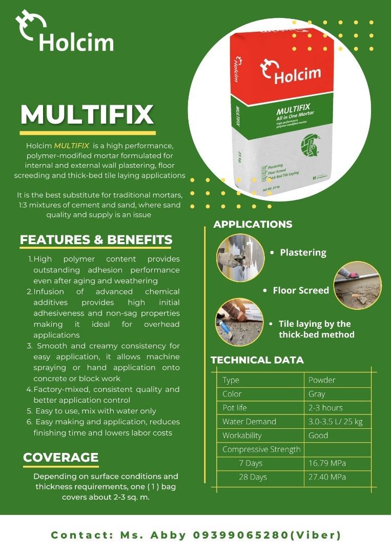 Holcim Multifix, Commercial & Industrial, Construction & Building ...