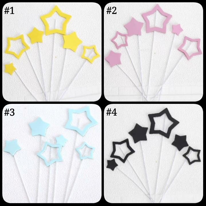 Hollow Star Cake Topper, Hobbies & Toys, Stationery & Craft, Craft ...