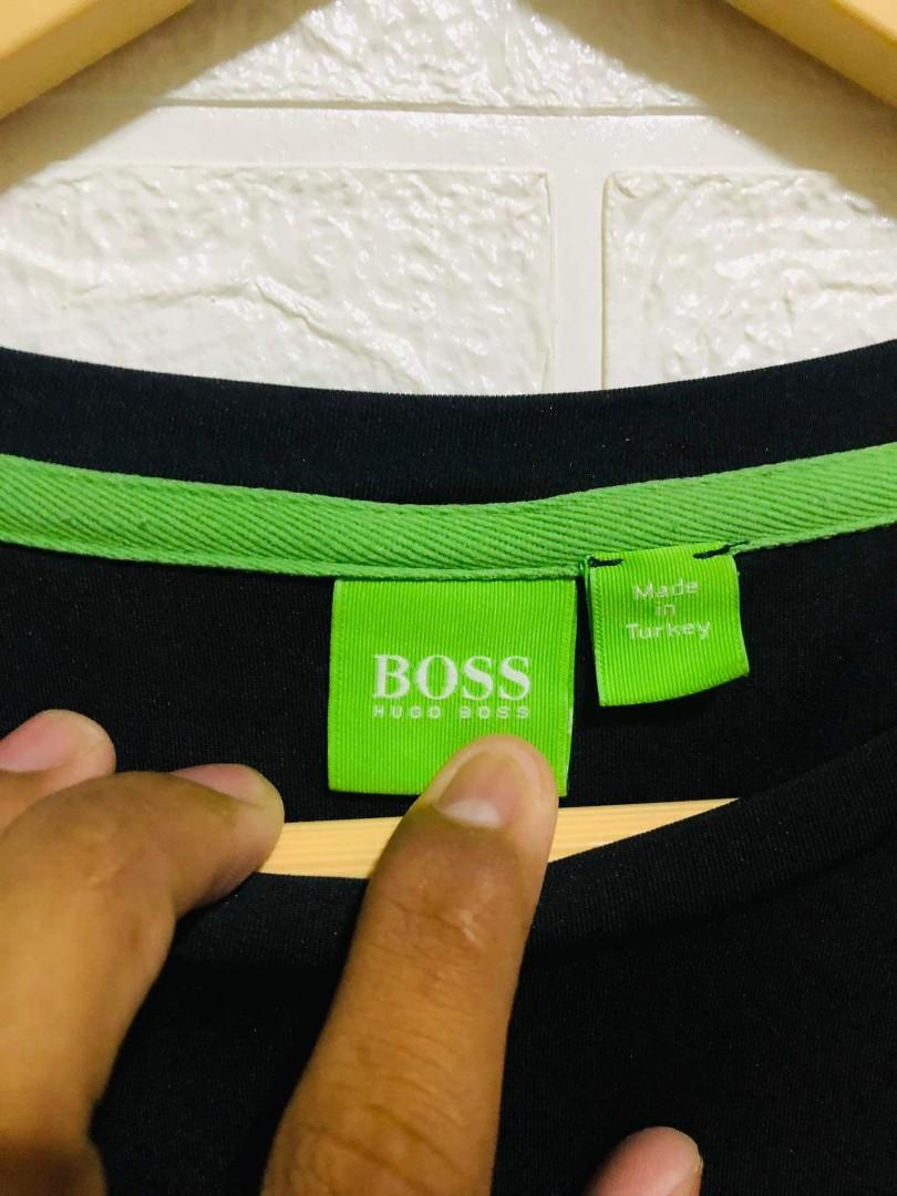 Hugo Boss script Logo, Men's Fashion, Tops & Sets, Tshirts & Polo ...