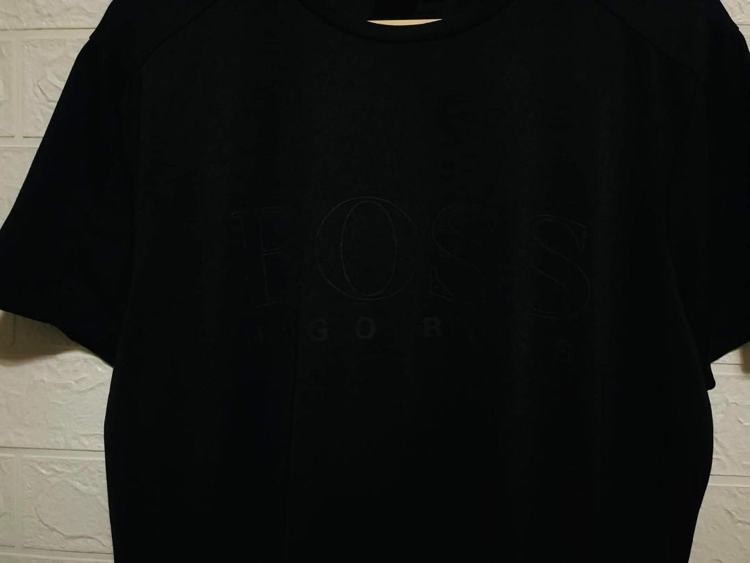 Hugo Boss script Logo, Men's Fashion, Tops & Sets, Tshirts & Polo ...