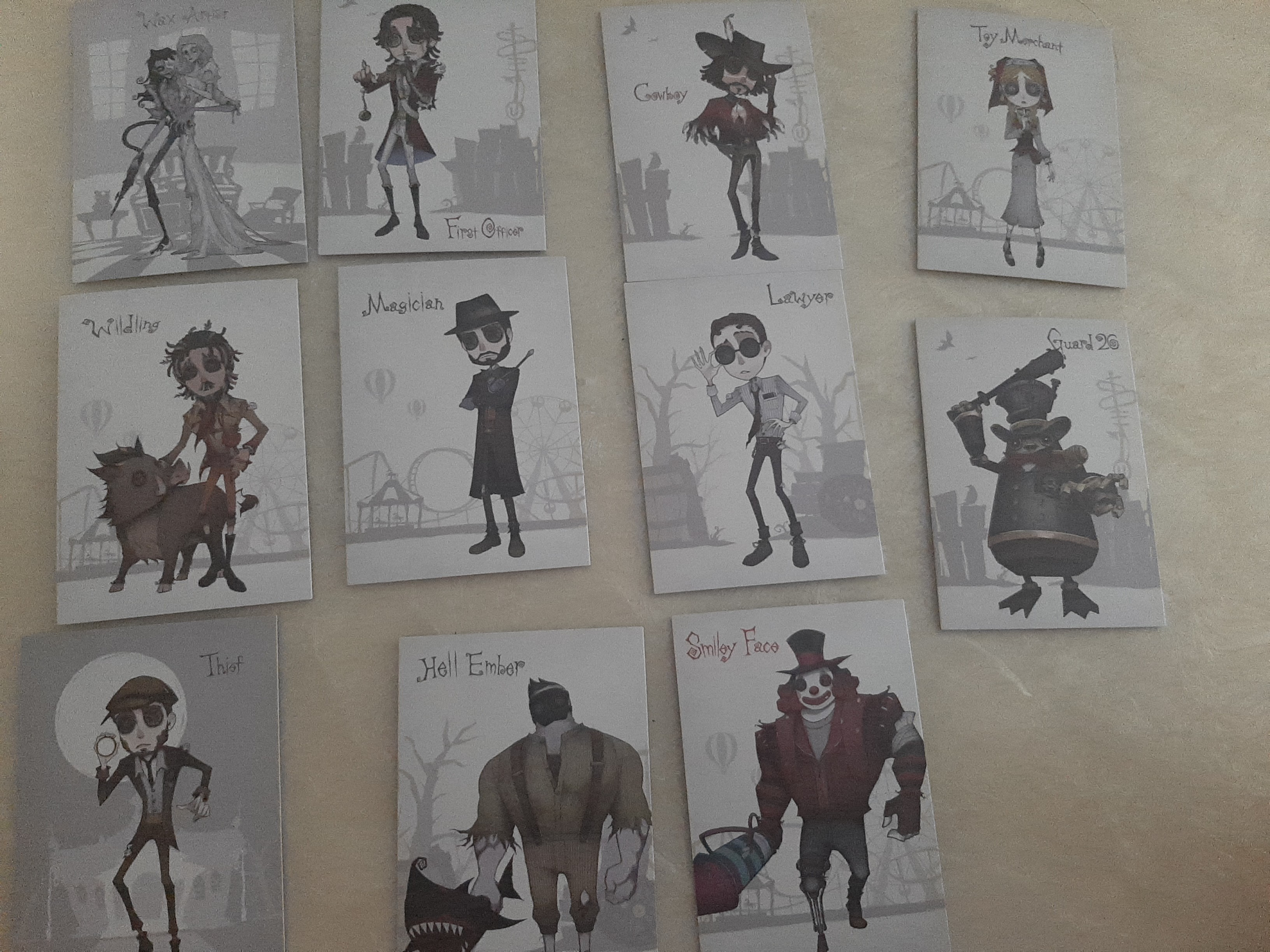 Identity V x Dark Pop Character Cards, Hobbies & Toys, Memorabilia ...