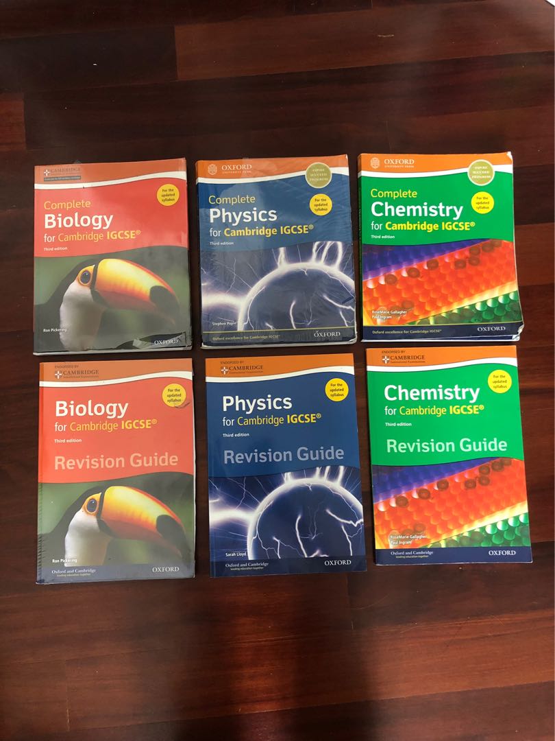 IGCSE Science Textbooks and revision guide (Biology, Physics, Chemistry ...