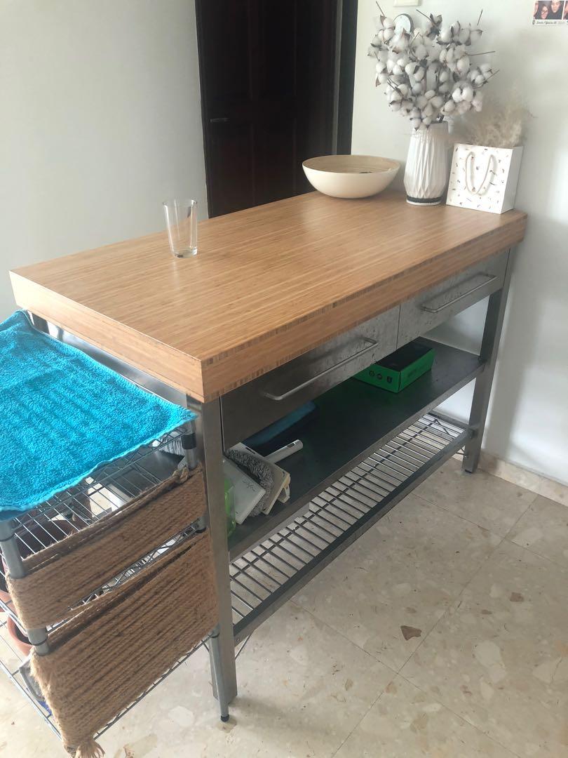 Ikea Rimforsa work bench, Furniture & Home Living, Furniture, Other ...