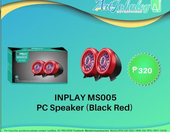 InPlay MS005 PC Mini Speaker (Black-Red/Gold-White), Audio, Soundbars, Speakers & Amplifiers on ...