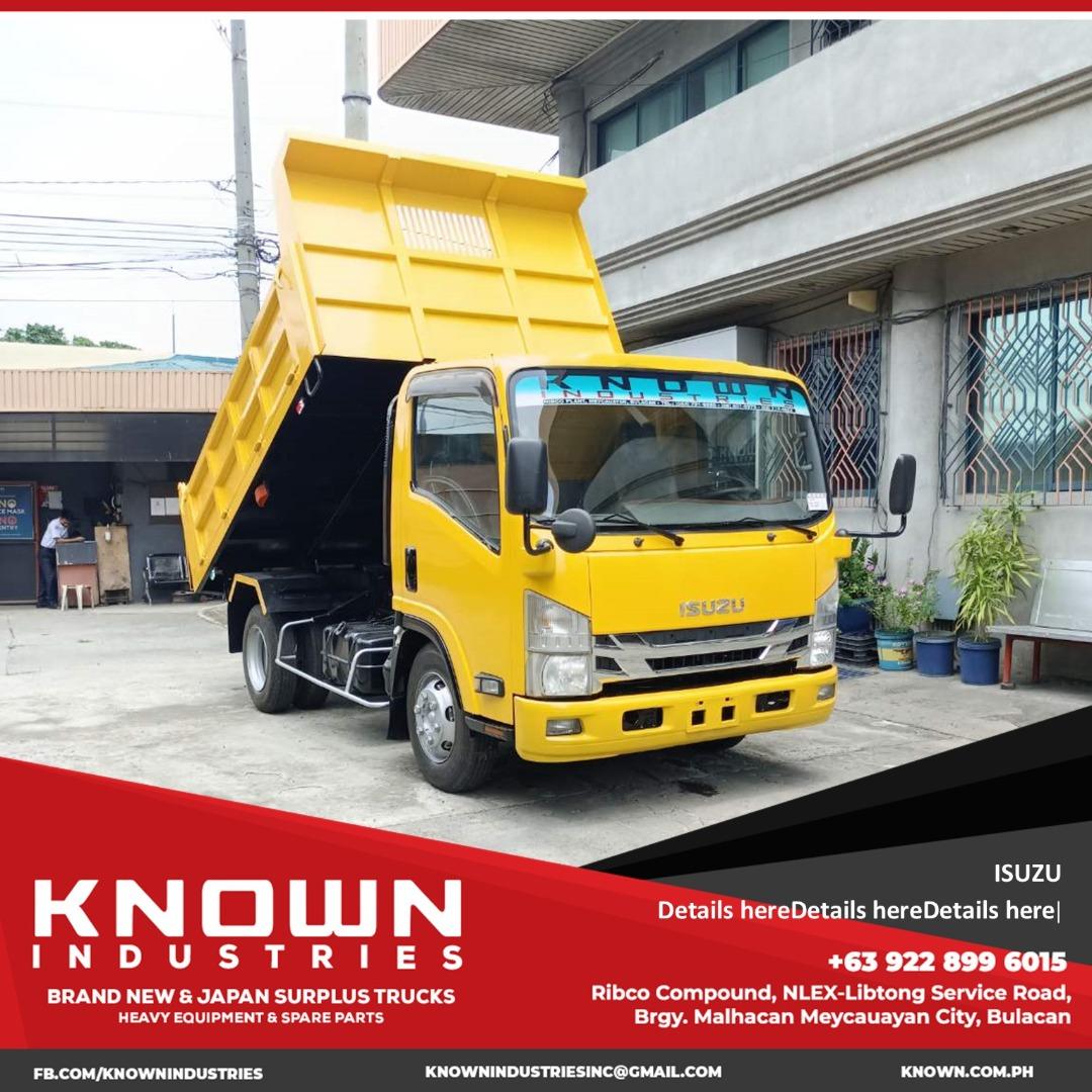 JAPAN SURPLUS ISUZU ELF NPR MINI DUMP TRUCK, Special Vehicles, Heavy ...