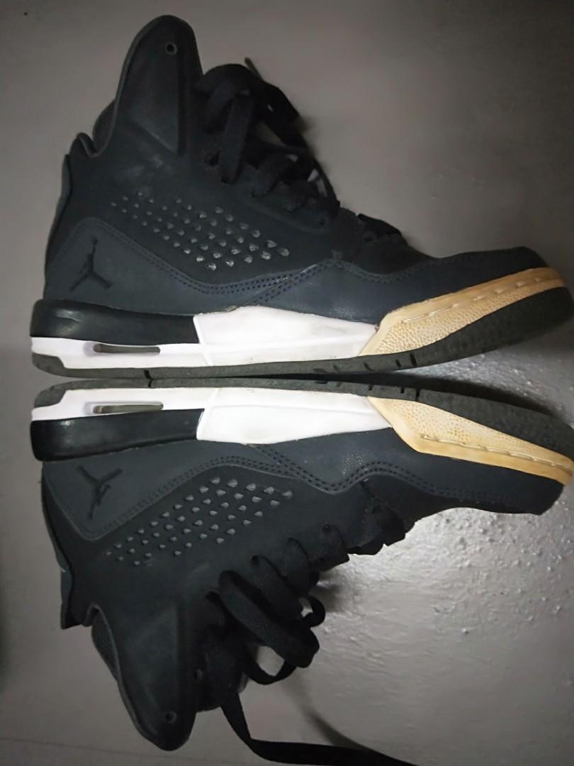 Jordan Flight Black High Cut Sneakers, Women's Fashion, Footwear ...