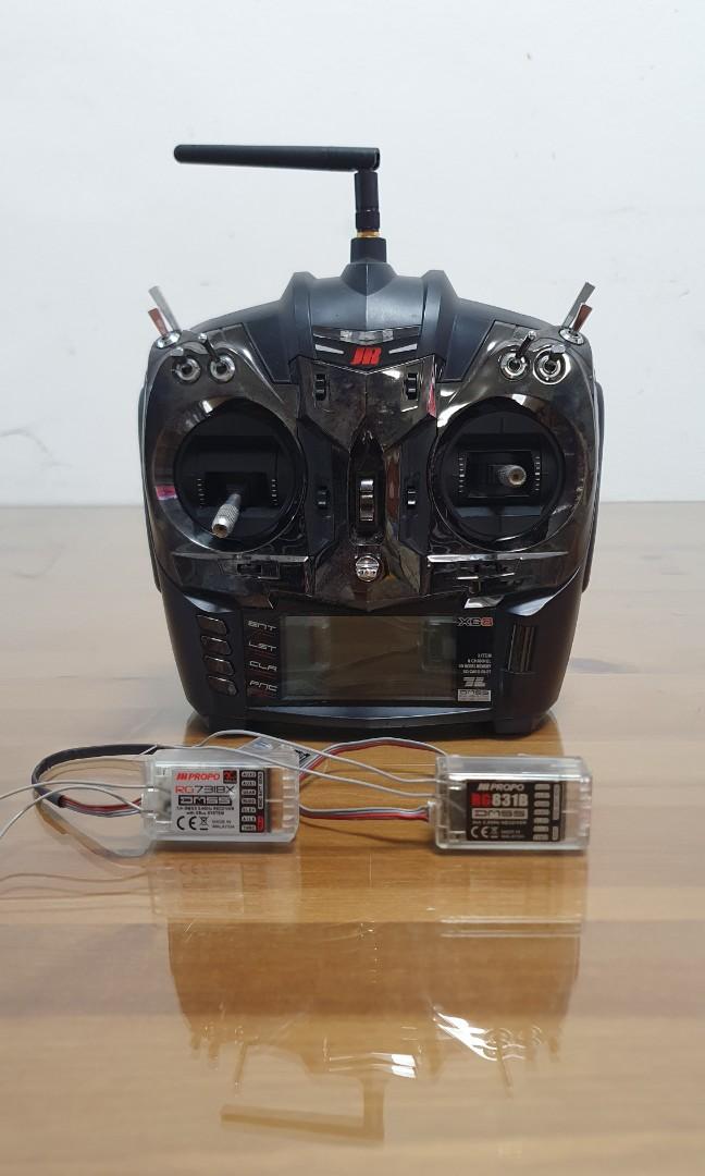 JR Propo XG8 DMSS 2.4Ghz air transmitter with receiver, Hobbies & Toys ...
