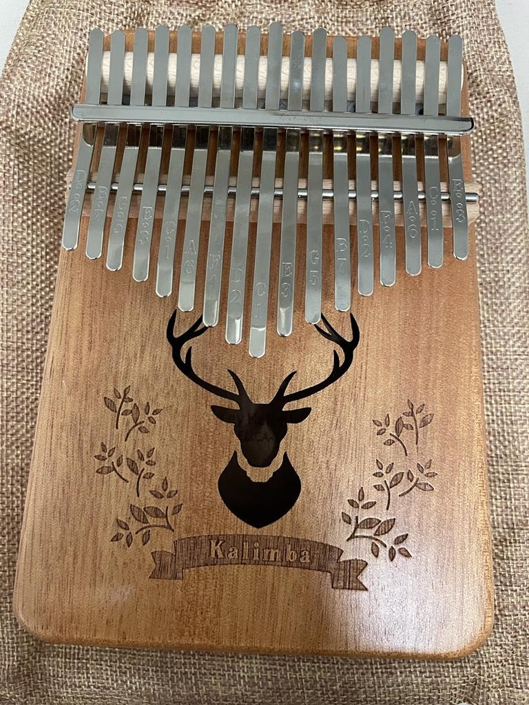 Kalimba - Deer Design, Hobbies & Toys, Music & Media, Musical ...