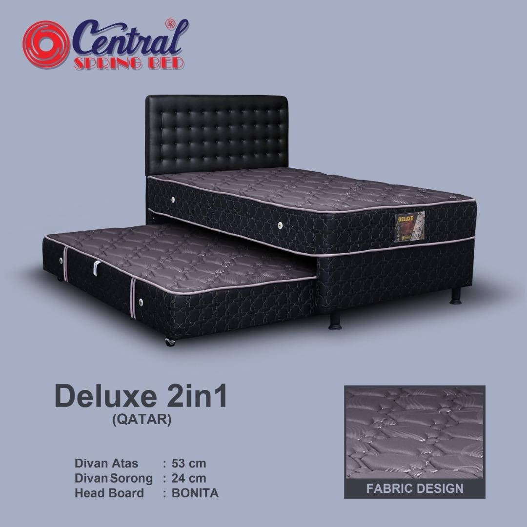 KASUR 2 IN 1 DELUXE CENTRAL SPRINGBED 2 IN 1 KASUR SORONG Kasur Anak ...