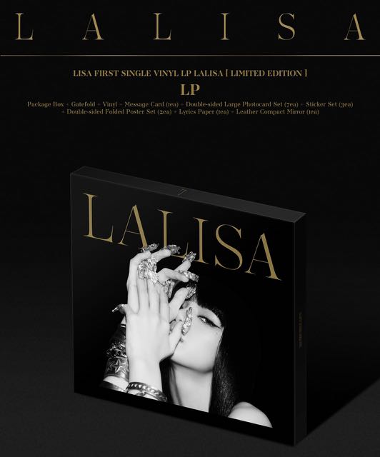LALISA - Lisa of Blackpink | LP Vinyl Box set KPOP LIMITED EDITION, Hobbies & Toys, Music ...